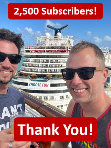 YouTube Milestone: 2,500 Subscribers › This Cruise Life