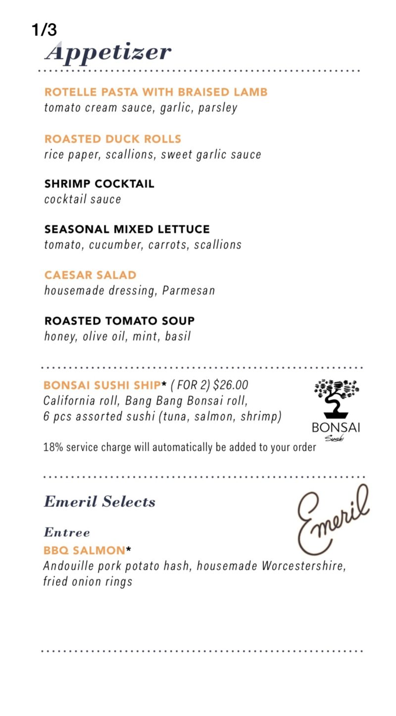 Carnival Jubilee Main Dining Room Menus (2023-2024) › This Cruise Life