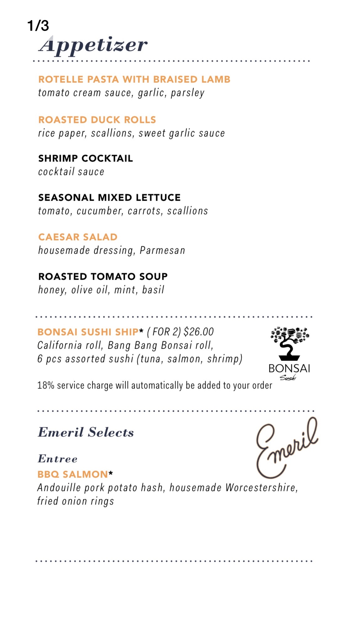 Carnival Jubilee Main Dining Room Menus (2023-2024) › This Cruise Life