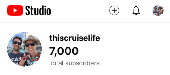 Another Milestone to Celebrate: 7,000 Subscribers! › This Cruise Life