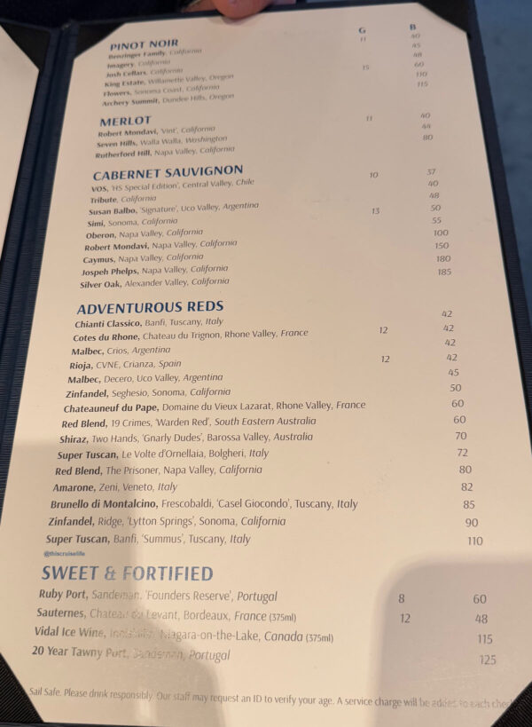 Margaritaville at Sea Paradise Bar Menus › This Cruise Life