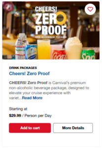 Carnival adds CHEERS! Zero Proof Package › This Cruise Life